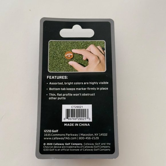 Callaway | Other | Lot Of 3 Callaway Ball Markers Neon Assortment 8 In ...